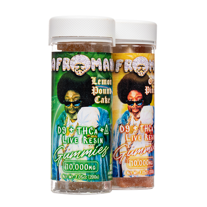 Afroman D9 + THCA Live Resin Gummies 10000mg - $49.90