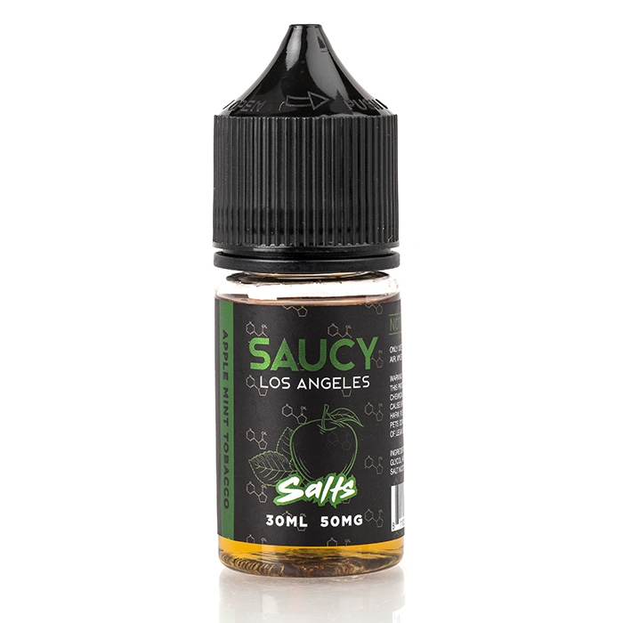 Apple Mint Tobacco - Saucy Salts E-Liquid | 30mL Nicotine Salt