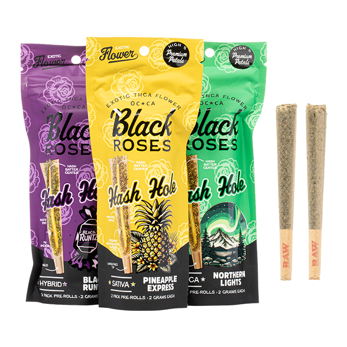 Black Roses THCA Hash Holes Prerolls 4G $9.99