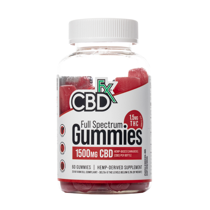 CBDFx Full Spectrum CBD Gummies 1500mg - $39.99