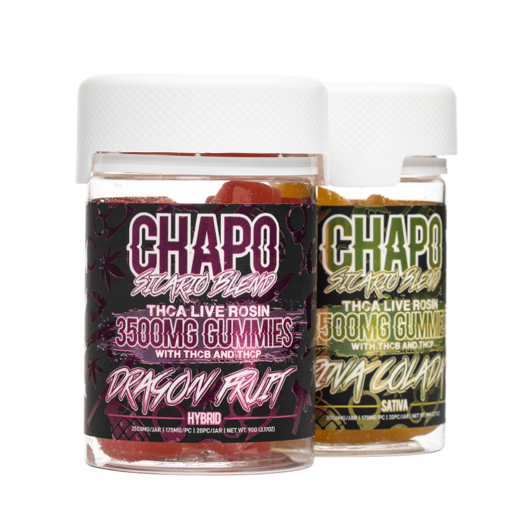 Chapo Extrax Sicario Blend Live Rosin Gummies 3500mg