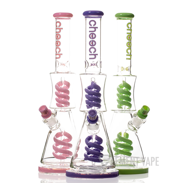 Cheech Glass Swirl Spin Up & Down Water Pipe