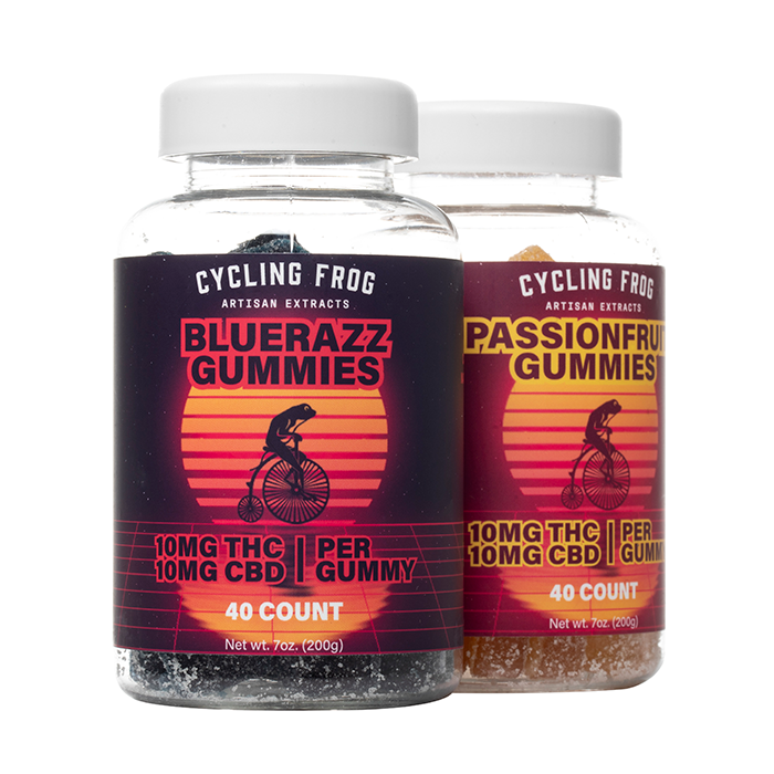 Cycling Frog 10mg THC + 10mg CBD Gummies 400mg - $29.99