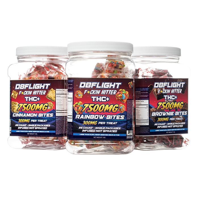 D8FLIGHT F*CKIN HITTER THC+ Bites 7500mg $68.99