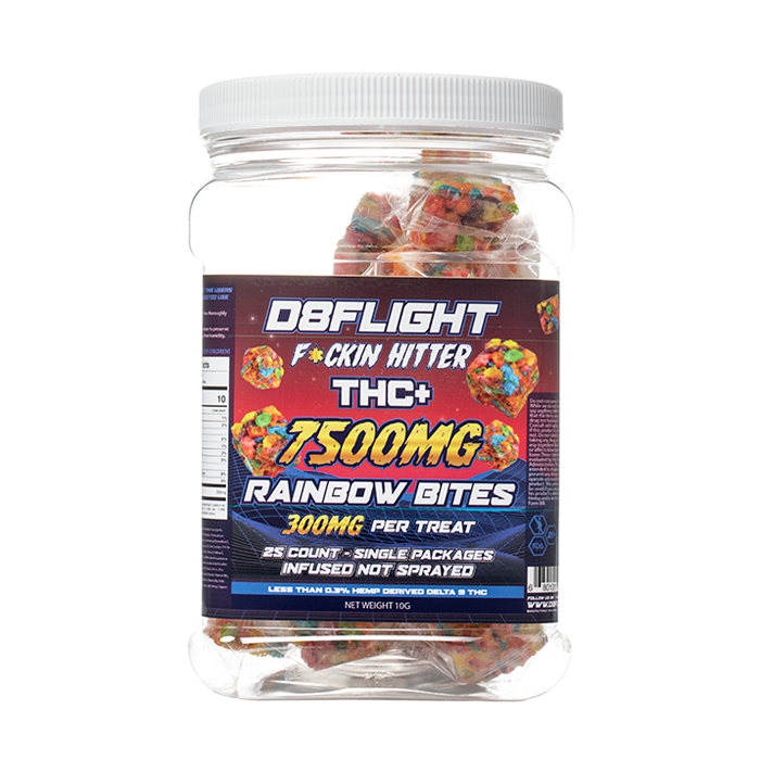 D8FLIGHT F*CKIN HITTER THC+ Bites 7500mg - $68.99