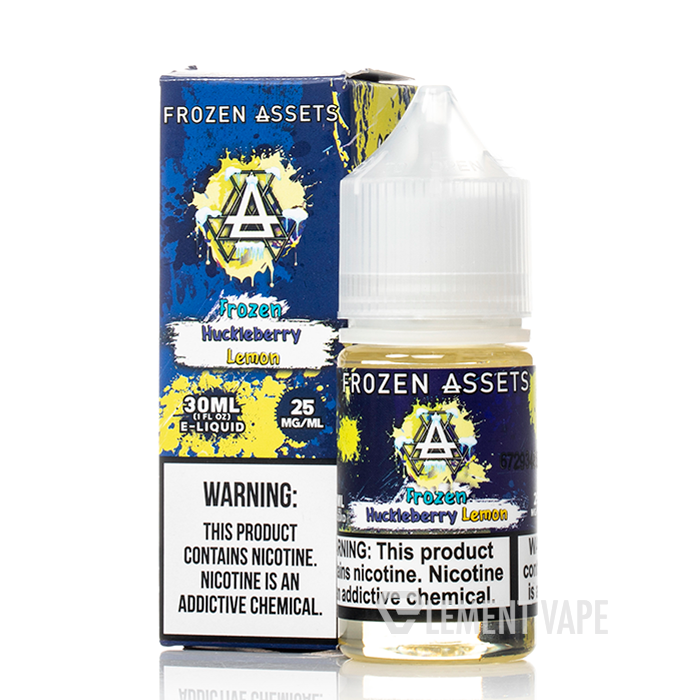 Frozen Huckleberry Lemon - Frozen Assets Salts - 30mL $10.99
