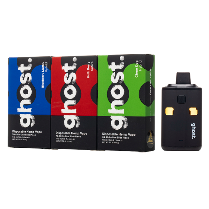 Ghost Hemp Slide Piece THCH Disposable 7G $24.99