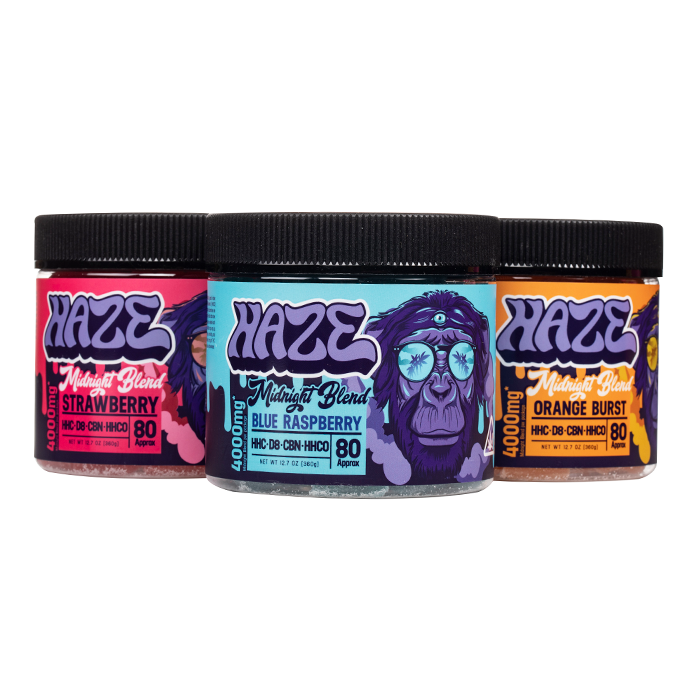 Haze Midnight Blend Gummies 4000mg