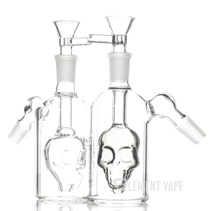 Human Grade 14mm Skull Ash Catcher - 45° Degree - $17.99