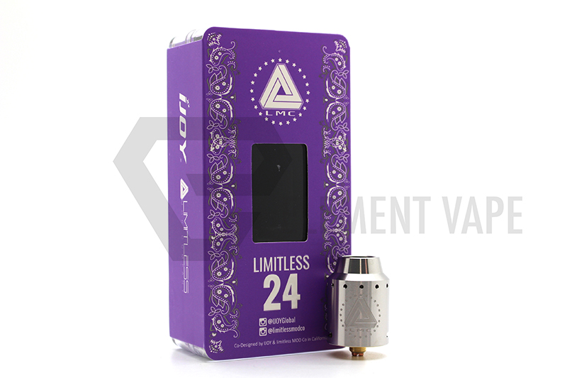 iJoy Limitless 24 RDA | Two-Post Titanium Hardened Screws