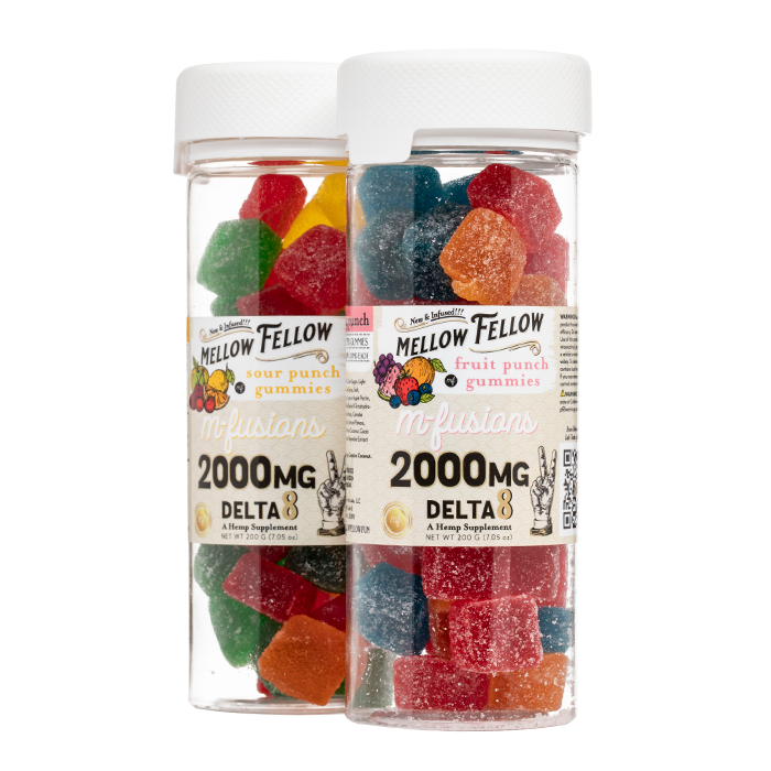 Mellow Fellow M-Fusions Delta 8 Gummies 2000mg