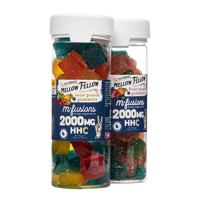 Mellow Fellow M-Fusion HHC Gummies 2000mg
