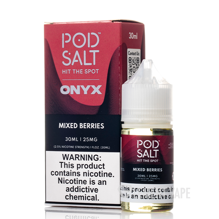 Mixed Berries - Pod Salt Onyx - 30mL $10.99