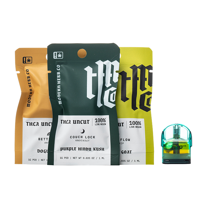 Modern Herb Co. UNCUT THCA Live Resin Disposable Pods 1G $19.99