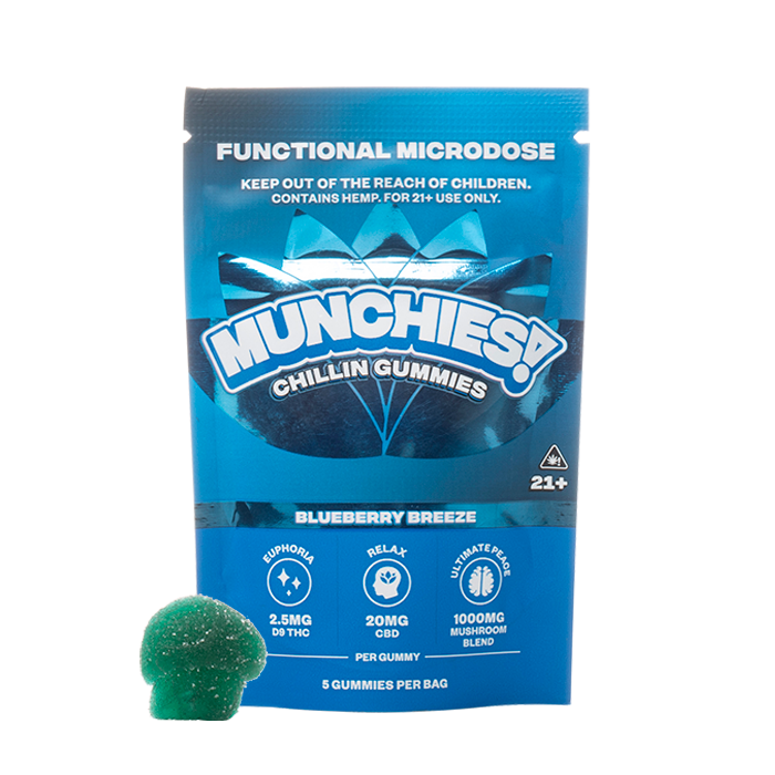 Munchies! Chillin Functional Microdose D9 Gummies 12.5mg