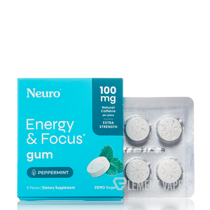 Neuro Energy and Focus EXTRA STRENGTH Gum 6ct $4.99