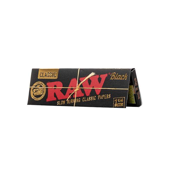 RAW Classic Black Rolling Papers - 1200ct Box