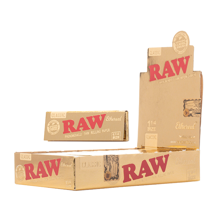 RAW Ethereal 1-1/4" Rolling Papers - 1200ct Box