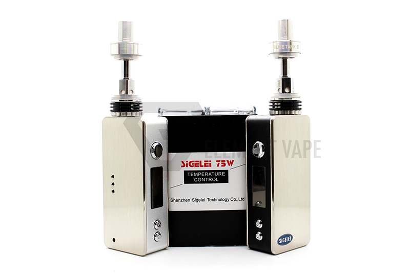 Sigelei 75W TC Temperature Control Full Kit (Box Mod x Elite Tank V2)