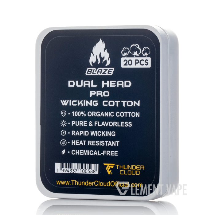 ThunderCloud Blaze Dual Head Pro Wicking Cotton - $7.99