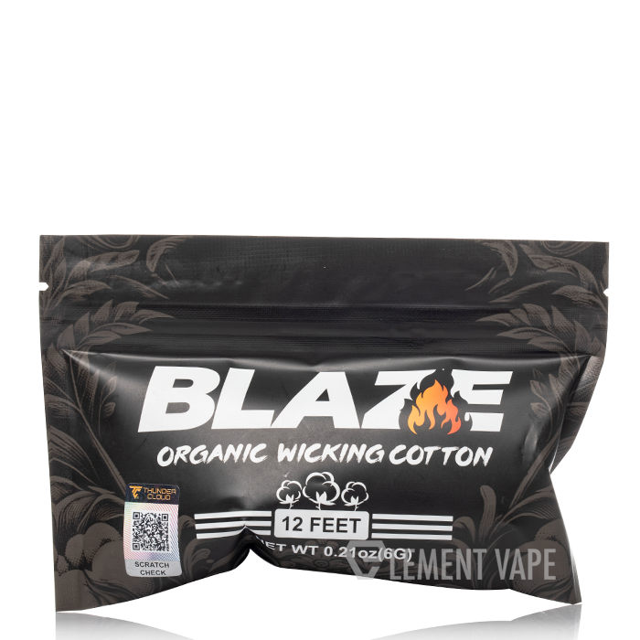 Thundercloud Blaze Organic Wicking Cotton - 12ft $3.99