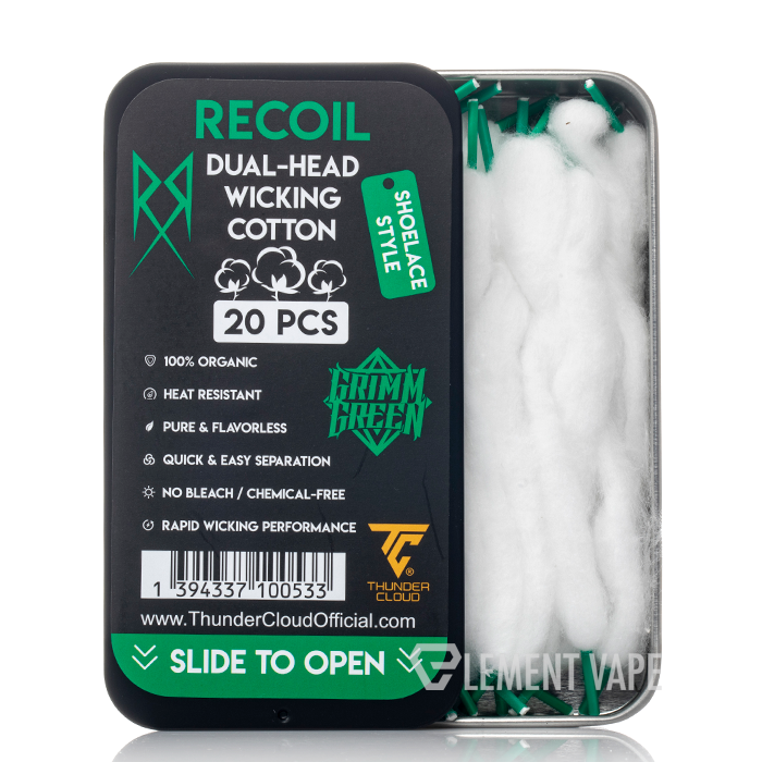 ThunderCloud Recoil Pro Dual Head Shoelace Wicking Cotton