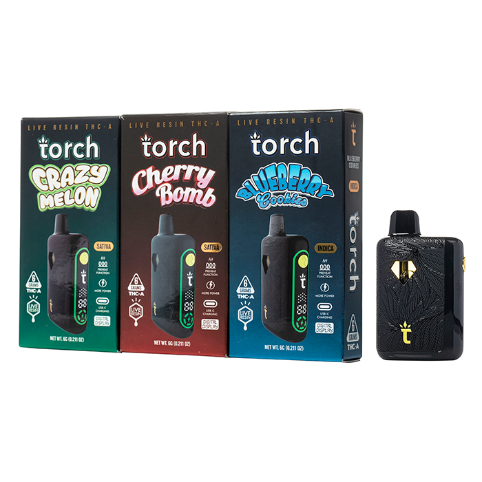 vape with torch