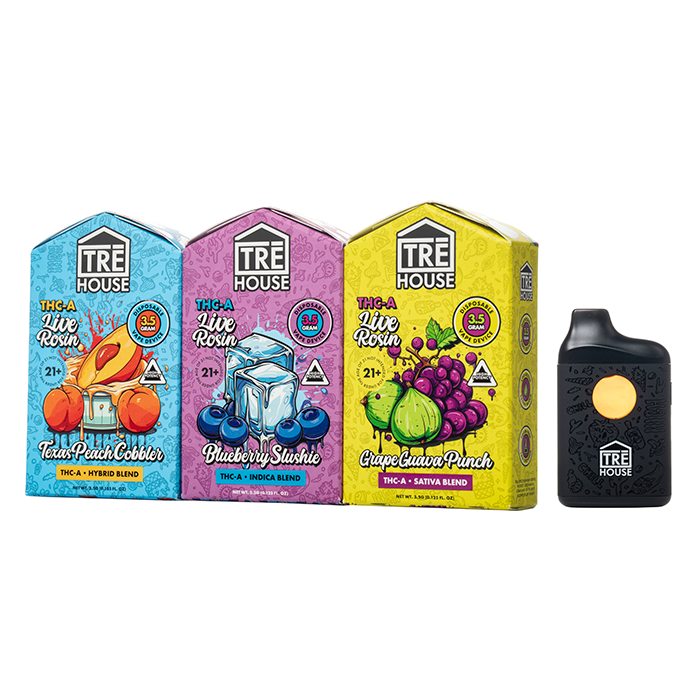 Tre House THC-A Live Rosin Disposable 3.5G - $24.99