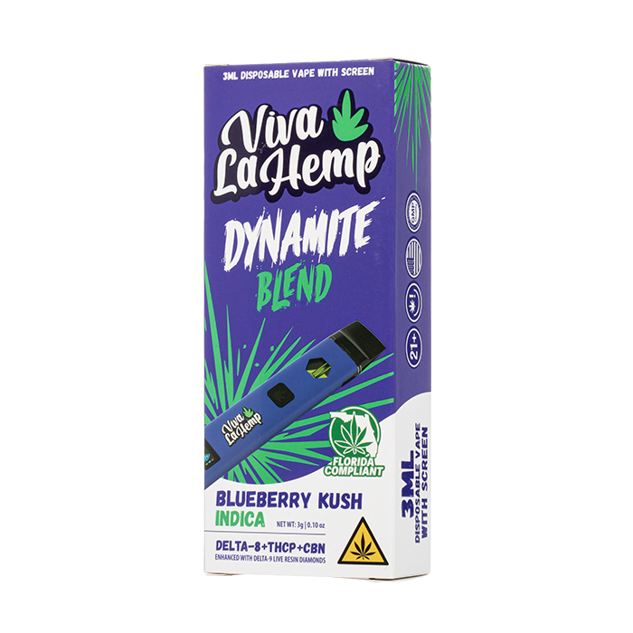Viva La Hemp Dynamite Blend Disposable 3G - $17.99