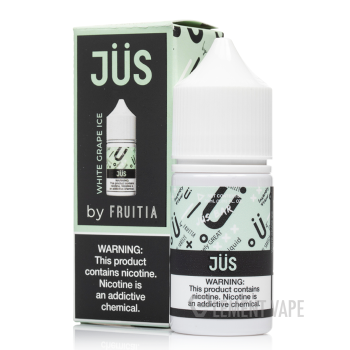 White Grape Ice - JUS Salts - 30mL $9.99