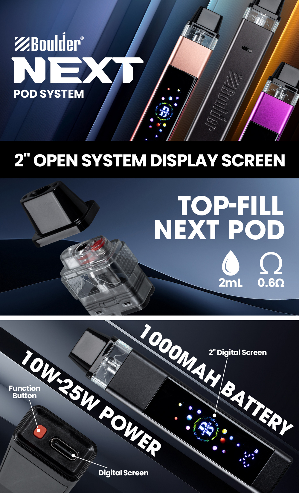 Boulder Next Pod System - $14.99