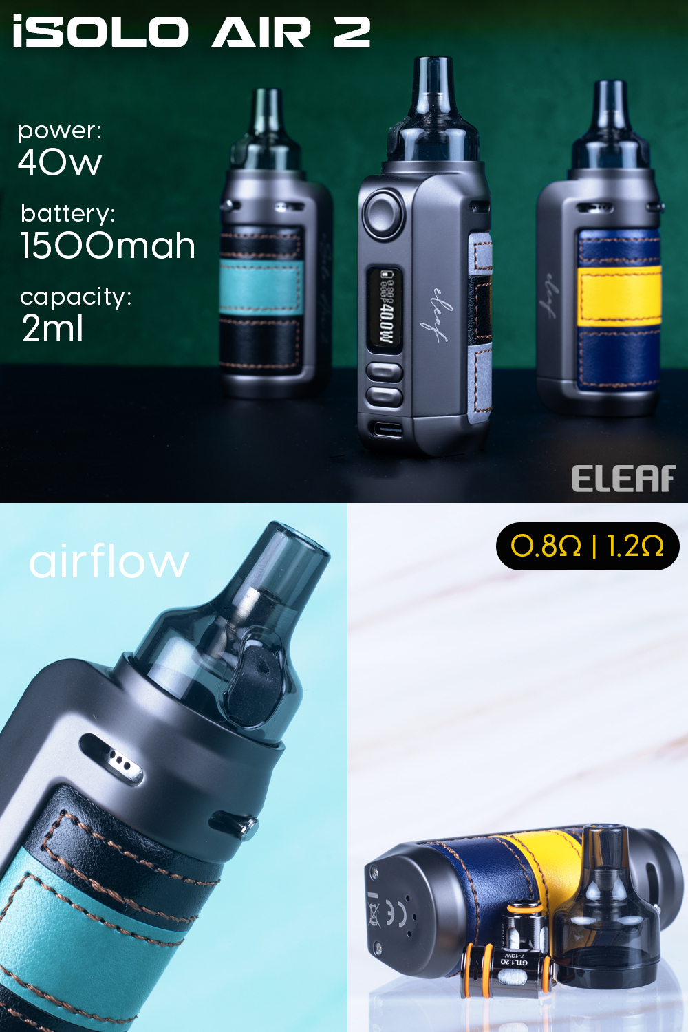 Eleaf iSolo Air 2 40W Pod System