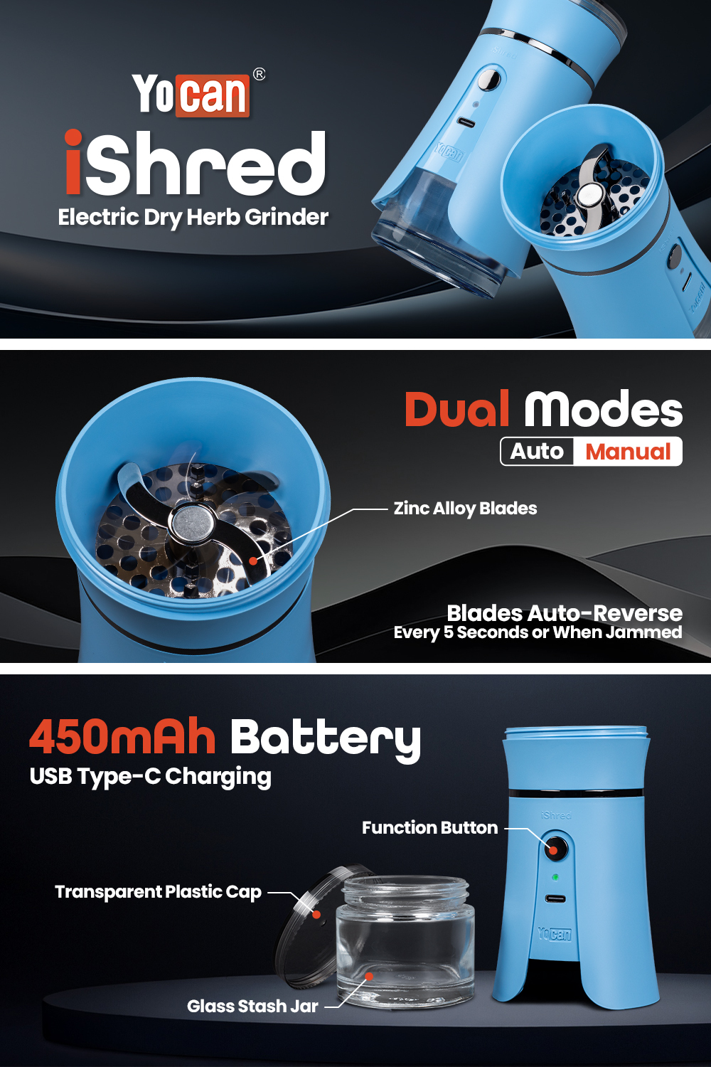 Yocan iShred Grinder $30.99