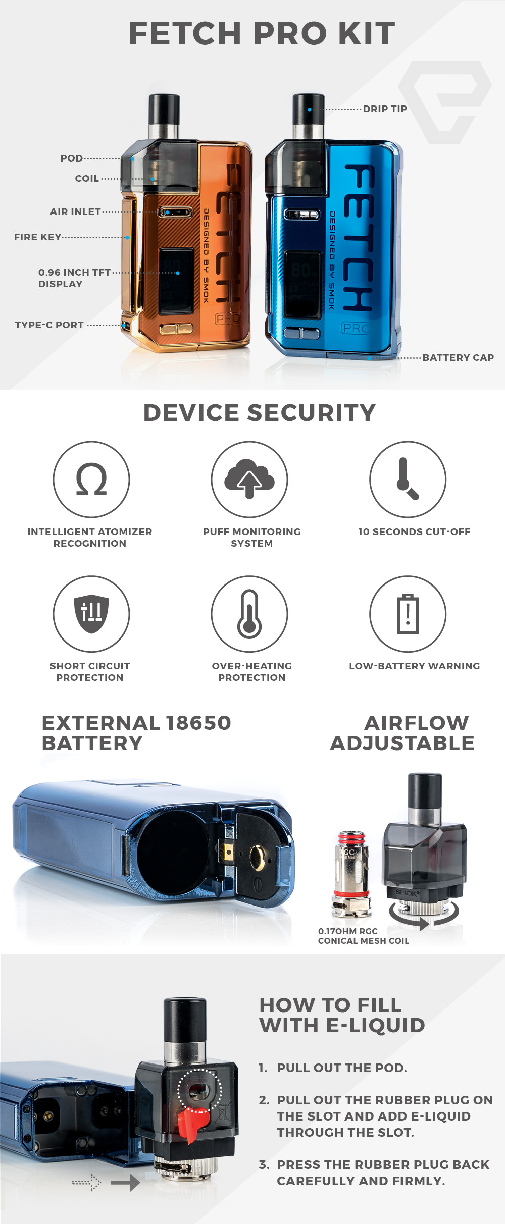 SMOK Fetch Pro 80W Pod System